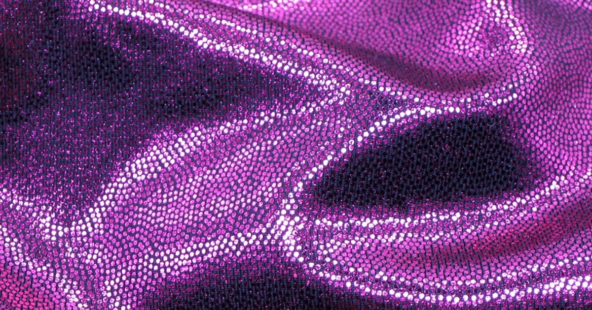 Polyester Spandex Fabric with Shiny Foil Print | EYSAN FABRICS