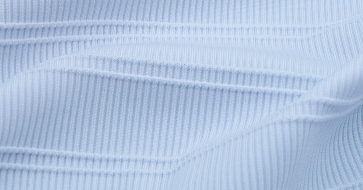 Sportswear Nylon Spandex 2x1 RIB Stripe Fabric