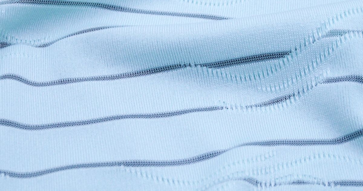 Semi Transparent Stripe Stretch Jacquard Fabric | EYSAN FABRIC